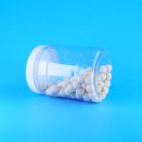 China Airtight Clear PET Plastic Candy Jar 730ml 96mm Diameter Screw Cap Food Storage Container for sale
