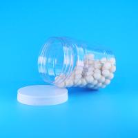 China Airtight Clear PET Plastic Candy Jar 730ml 96mm Diameter Screw Cap Food Storage Container for sale