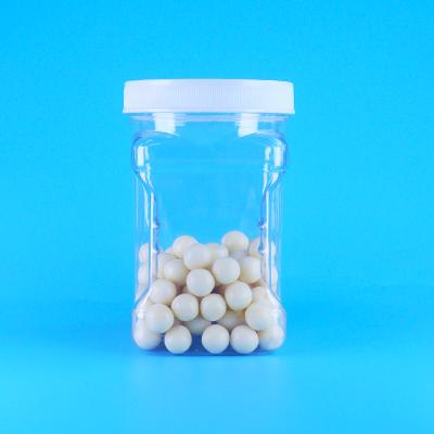 China Square PET Plastic Grip Jar 650ml 88mm Screw Lid BPA Free Food Grade Transparent Container for sale
