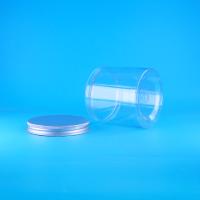 China Cylinder Clear PET Jar 740ml 99mm Easy Open Lid for Coffee Candy Cookies Tea for sale