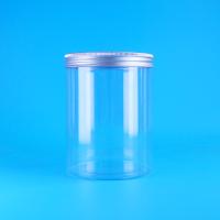 China Round Clear PET Food Grade Jar 960ml 32oz with Screw Flat Lid Wide Mouth for sale