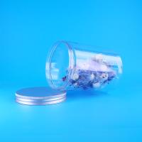 China Food Grade 32oz Clear PET Jar 97mm Wide Mouth Aluminum Screw Lid for Chocolate Popcorn for sale