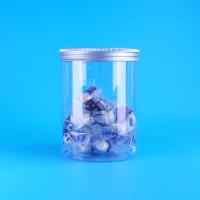 China Food Grade 32oz Clear PET Jar 97mm Wide Mouth Aluminum Screw Lid for Chocolate Popcorn for sale