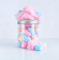 China Clear Round PET Jar 960ml 32oz with Aluminum Lid Wide Mouth 97mm Food Grade for sale