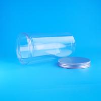 China BPA Free 1250ml Transparent Round PET Jars with Aluminum Screw Caps for Baby Food for sale