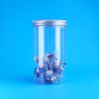 China Clear Round PET Jars 1250ml 42oz Leak Proof Screw Caps for Food Storage for sale