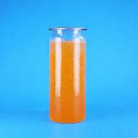 China 520ml Clear PET Plastic Drink Can with Aluminum Lid Food Grade Sealed Container for sale