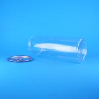 China BPA Free PET Plastic Drink Can 520ml 62mm Easy Open Aluminum Lid Beverage Soda Can for sale