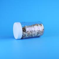 China 220ml Clear PET Plastic Jar White Screw Cap For Salad Jam Food Packaging Solutions for sale
