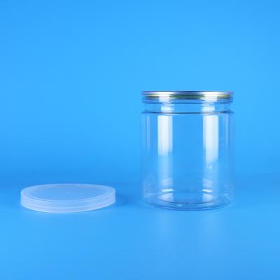 China 250ml Airtight PET Jar 65mm Easy Open Lid for Popcorn Mashed Potatoes Food Packaging for sale