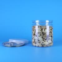 China 250ml 65mm Food Grade PET Jar with Easy Open Lid for Food Packaging for sale