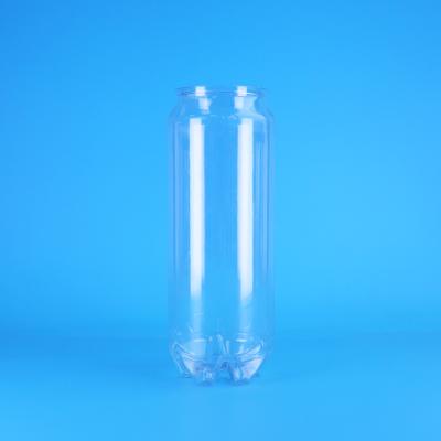 China PET Plastic Can 500ml Easy Open Lid Leak Proof for Carbonated Drinks and Alcoholic Beverages for sale