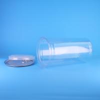 China Food Grade PET Wide Mouth Jar 700ml 83mm Easy Open Lid for Candy Cookies Dried Fruit for sale