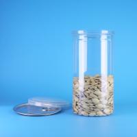China Food Grade PET Wide Mouth Jar 700ml 83mm Easy Open Lid for Candy Cookies Dried Fruit for sale
