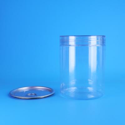 China Custom Food Grade PET Storage Jar 540ml 87mm Screw Cap Leak Proof for Candy Nuts for sale