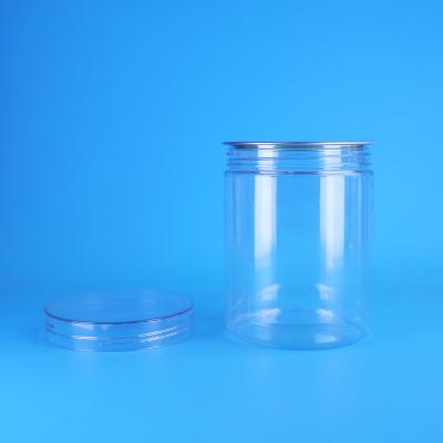 China Custom PET Plastic Jar 540ml 87mm Leak Proof Screw Cap Food Grade Storage for sale
