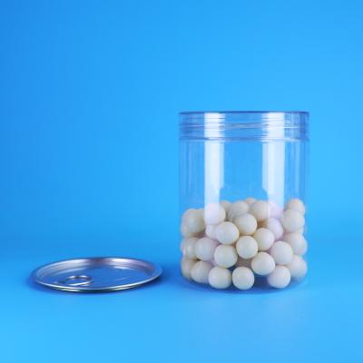 China BPA Free Leak Proof PET Plastic Jar 540ml 87mm Screw Cap Custom Food Storage Packaging for sale