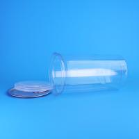 China 700ml Transparent PET Plastic Jar with 83mm Easy Open Aluminum Lid for Food Packaging for sale