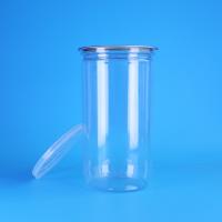 China Food Grade 800ml Transparent Leakproof Jar for Chocolate Dried Berries Seeds for sale