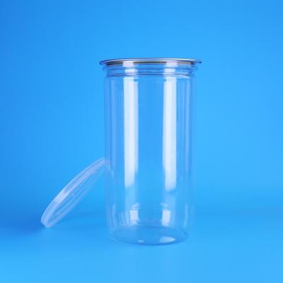 China Food Grade 800ml Transparent Leakproof Jar for Chocolate Dried Berries Seeds for sale