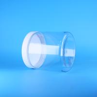 China Clear PET Plastic Jars 750ml 99mm Food Grade Candy Packaging Airtight Screw Lid for sale