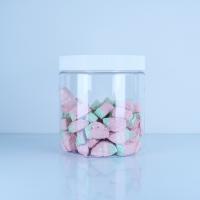China Premium Food Storage Biscuits Sweets Walnuts Bulk Packaging PET Jars With Screw Cap for sale