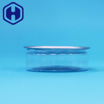 China 70ml Round Plastic PET Can with Tin Easy Open End for Food Candy Cookies Snack Packaging for sale