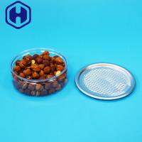 China 70ml Round Plastic PET Can with Tin Easy Open End for Food Candy Cookies Snack Packaging for sale