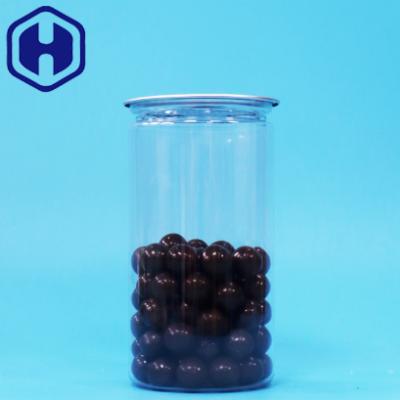 China PET Clear Plastic Easy Open Sealing Can 440ml 66mm Diameter for Dried Food Drink Beverage for sale