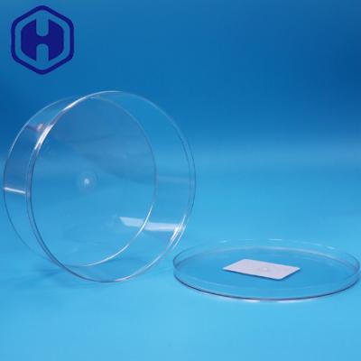 China PET Wide Mouth Round Food Storage Containers 600ml 140mm Clear Lids Airtight Leakproof for sale