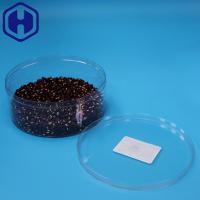 China PET Wide Mouth Round Food Storage Containers 600ml 140mm Clear Lids Airtight Leakproof for sale