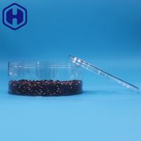 China PET Wide Mouth Round Food Storage Containers 600ml 140mm Clear Lids Airtight Leakproof for sale