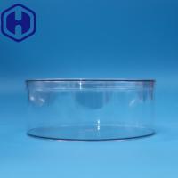 China BPA Free PET Wide Mouth Round Clear Food Storage Containers 600ml 140mm Bulk for sale