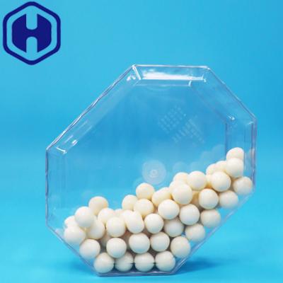 China Empty Dried Fruit Candy Nuts Cookies PET Plastic Octagon Packaging Box Food Grade for sale