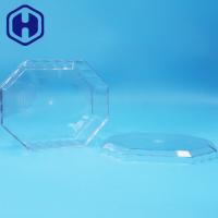 China Food Grade Empty Dried Fruit Candy Chocolate Cookies PET Plastic Octagon Packaging Box for sale