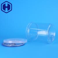 China BPA Free 220ml PET Plastic Canister with Easy Open Lid for Seafood Packaging for sale