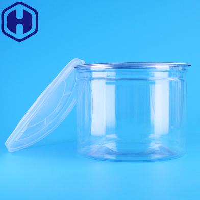 China 1000ml Food Grade PET Plastic Jar with Easy Open Lid for Dried Fruits Nuts Packaging for sale