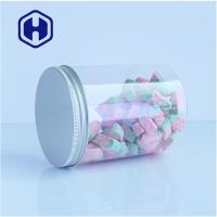 China Clear PET Jar 1060ml 36oz with Aluminum Lid for Candy Cookies Bulk Packaging for sale