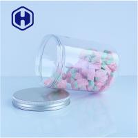 China Bulk Food Jars 1060ml with Aluminum Caps Food Grade PET Storage for Chocolates Cakes Sweets for sale