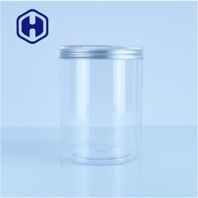China Bulk Food Jars 1060ml with Aluminum Caps Food Grade PET Storage for Chocolates Cakes Sweets for sale