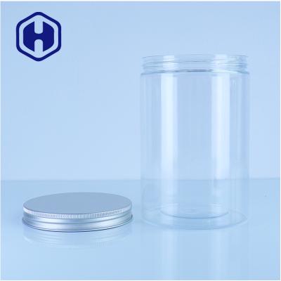 China Clear PET Food Jar 960ml 32oz Food Grade Airtight Storage for Nuts Candies Snacks for sale