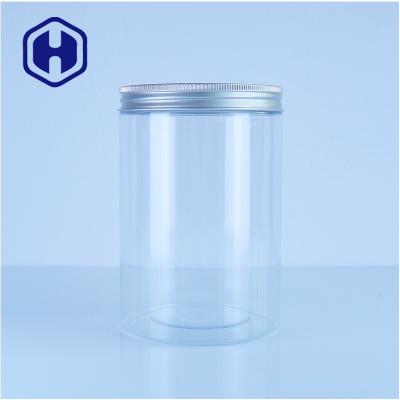 China Food Grade PET Clear Jar 960ml 32oz Spill Proof Airtight Container for Bulk Spices Grains Snack Packaging for sale