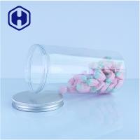 China Transparent Cylindrical PET Plastic Container For Sugar Candy Food Safe Packaging for sale