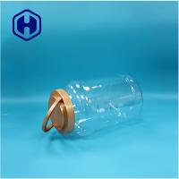 China BPA Free 3400ml Wide Mouth PET Plastic Jar with Handle Cap for Milk Powder Storage for sale