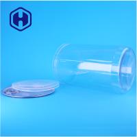 China PET Clear Food Grade Plastic Can 2300ml with Aluminum Lid for Nuts Dried Fruit Candy for sale