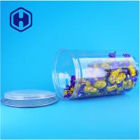 China Clear PET Plastic Can with Aluminum Lid 2300ml 126mm BPA Free Food Grade for sale