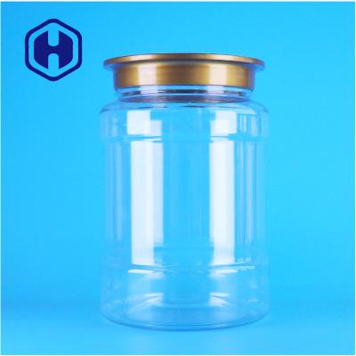 China Custom Food Grade PET Spice Pet Food Storage Containers 1100ml 85.5mm for sale