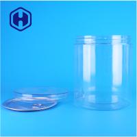 China Customized Food Grade Clear PET Jar 800ml 99mm Screw Lid for Butter Yogurt Packaging for sale