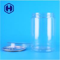 China Clear PET Plastic Pet Food Jar 420ml 73mm Screw Cap Food Grade Custom Mold for sale