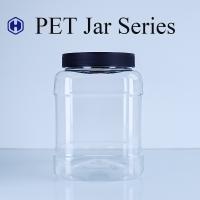 China Food Grade Twist Cap Plastic Jar 1300ml 89mm Neck for Candy Snack Sauce Packaging for sale